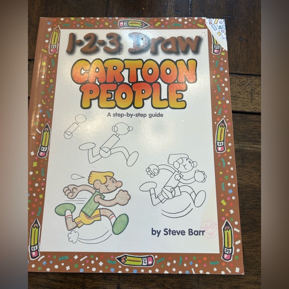 Other | 123 Draw Cartoon People Book | Poshmark